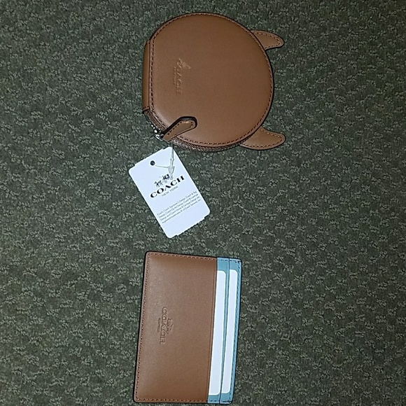 Coach | Accessories | Brand New With Tag Coach Coin Case And Card Case ...